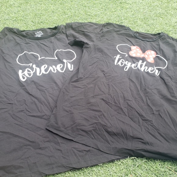Disney | Tops | Disney Together Forever Couple Tshirt | Poshmark